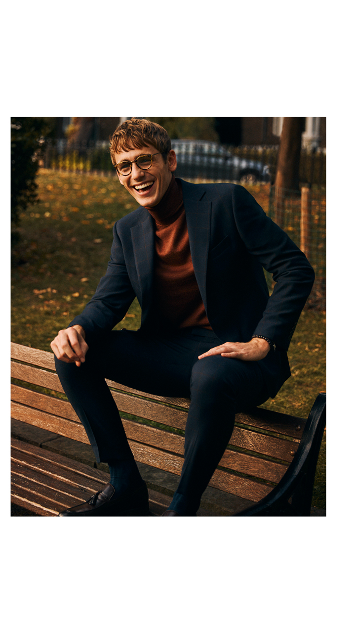 How to wear a sweater under a suit | Moss Bros